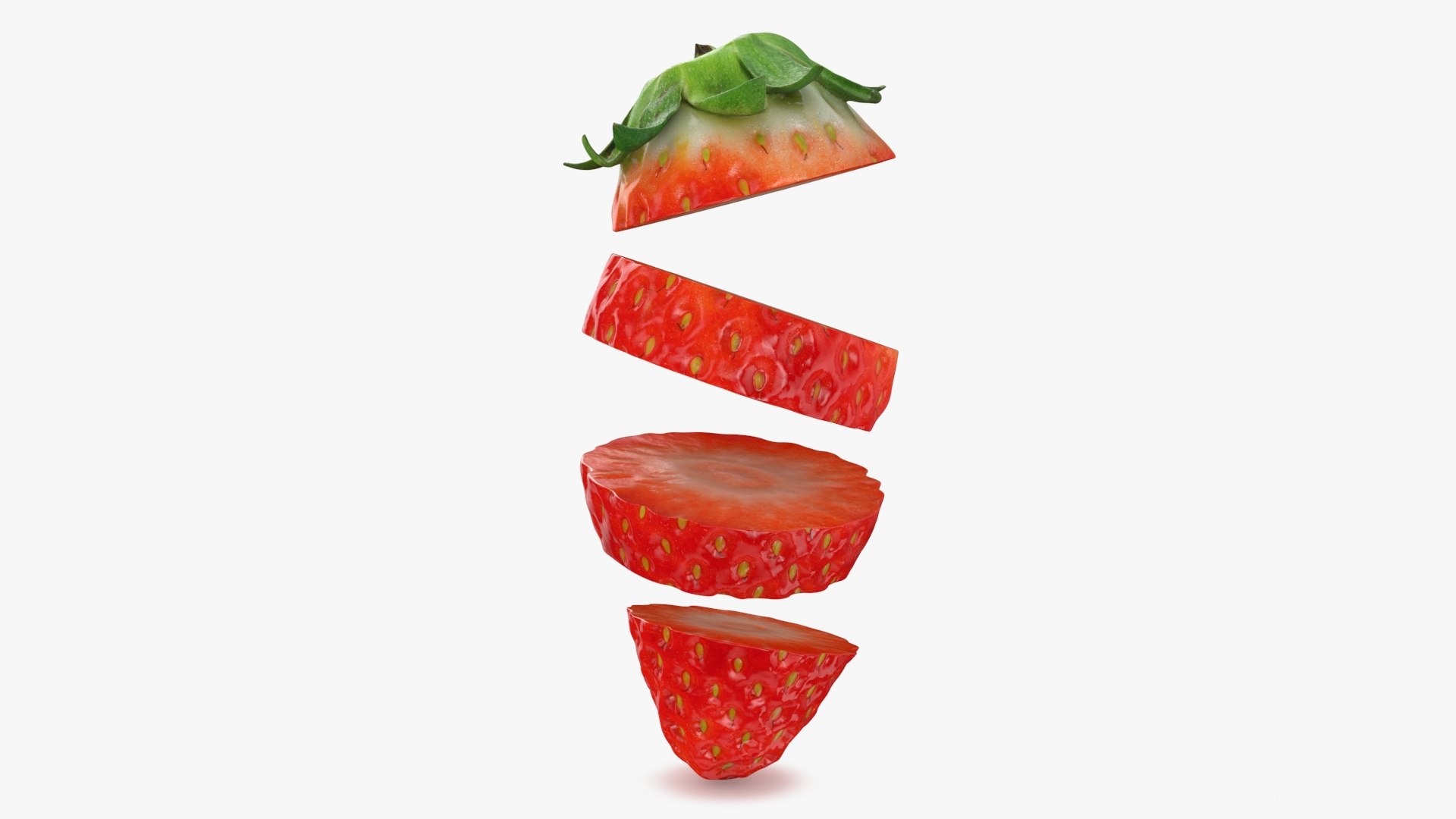3D Model Strawberry Collection - TurboSquid 2239088