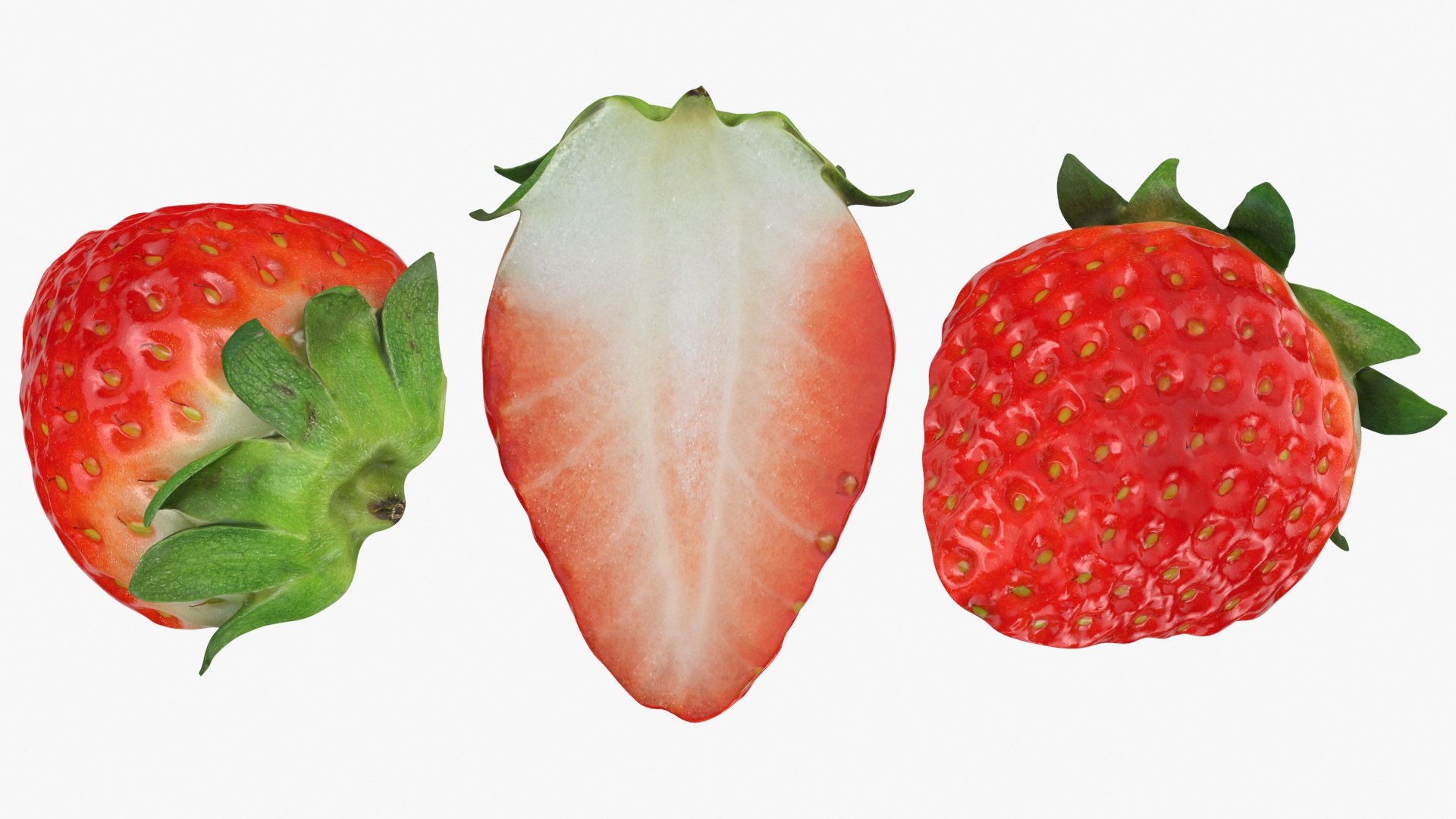 3D Model Strawberry Collection - TurboSquid 2239088