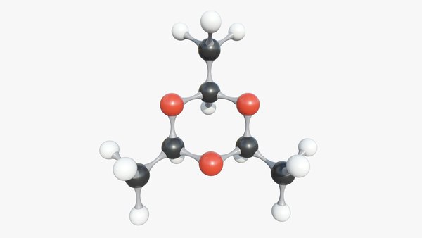 3D Paraldehyde Molecule With PBR 4K 8K model - TurboSquid 1945006