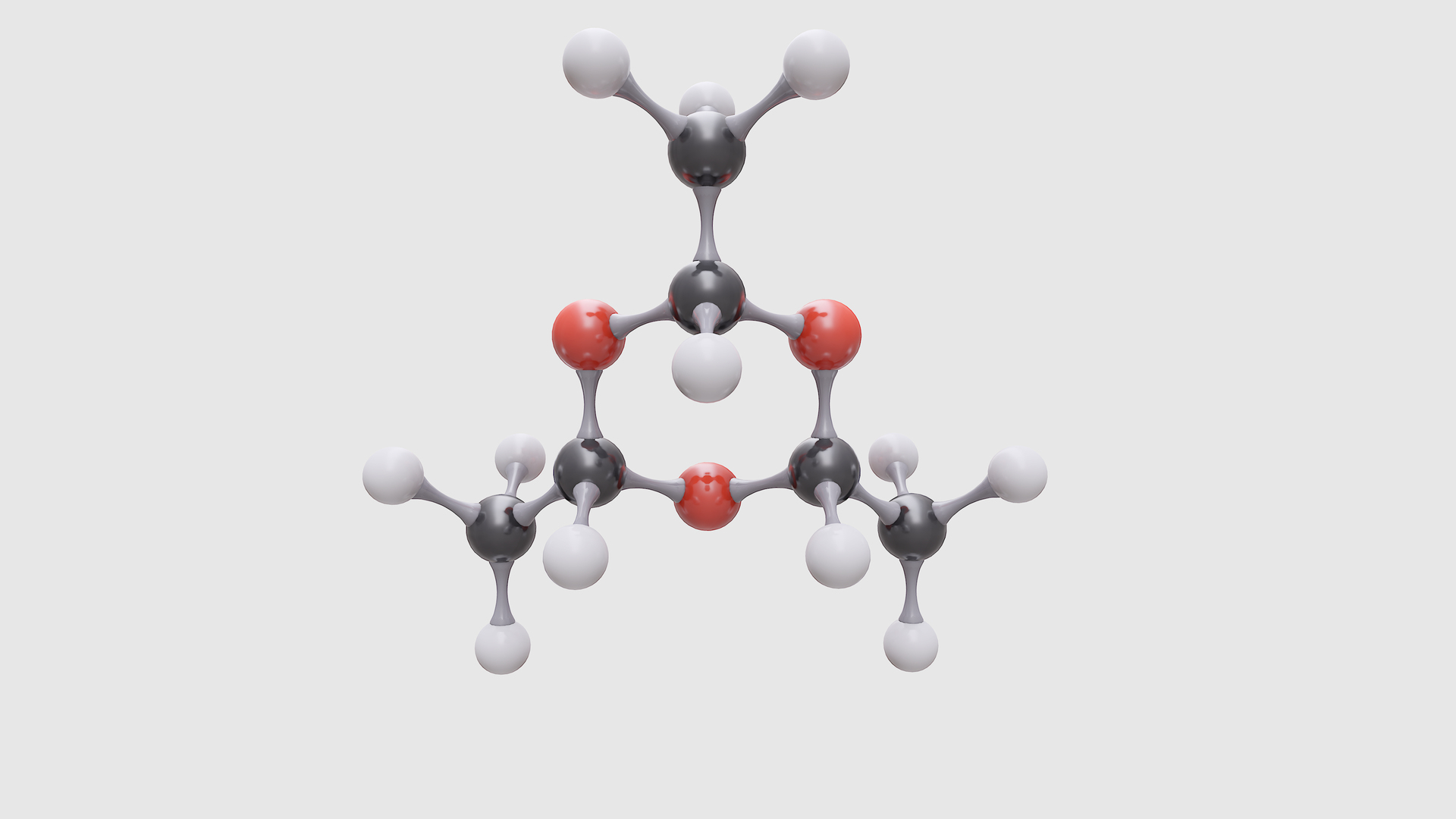 3D Paraldehyde Molecule With PBR 4K 8K Model - TurboSquid 1945006