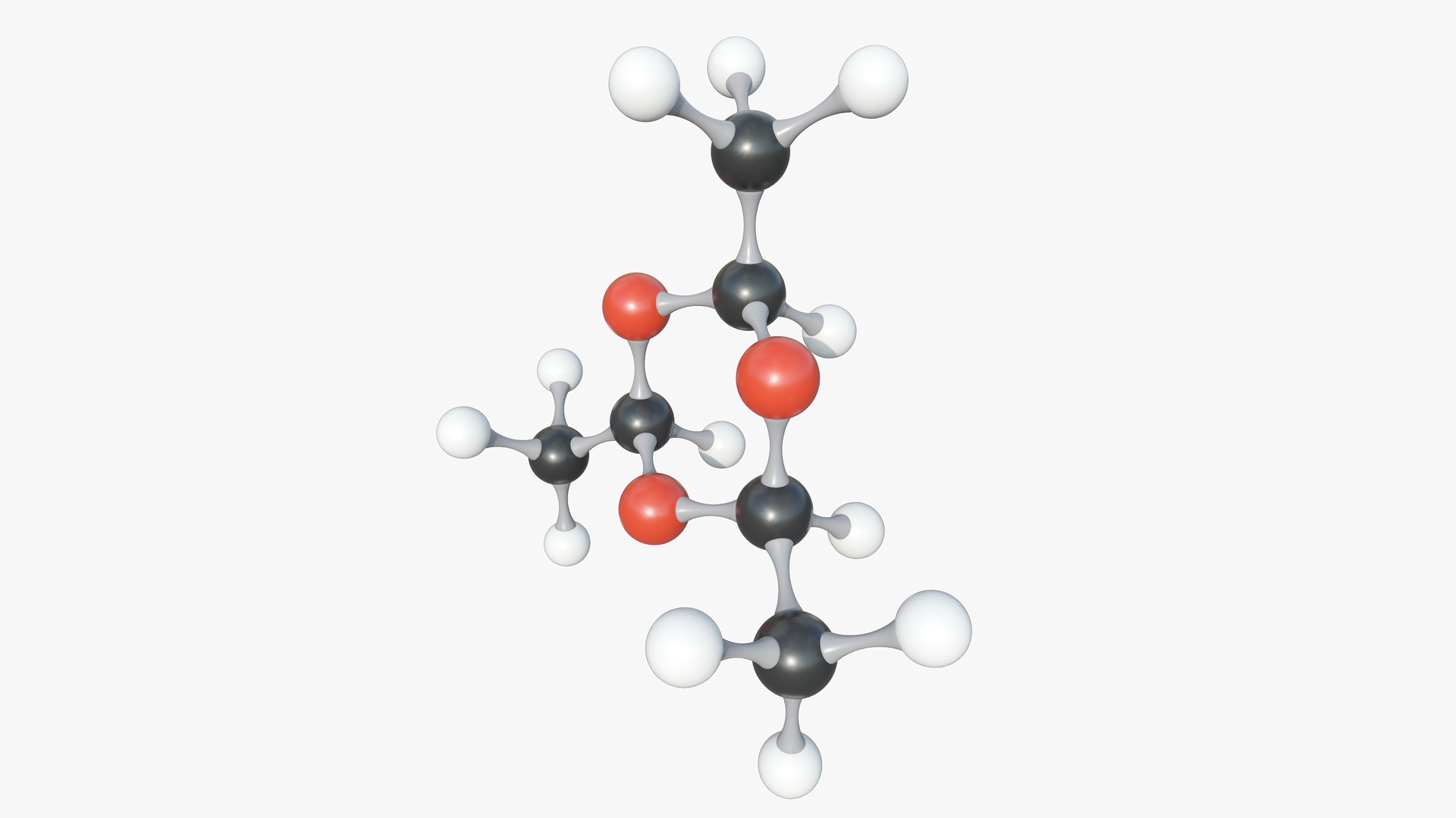 3D Paraldehyde Molecule With PBR 4K 8K Model - TurboSquid 1945006