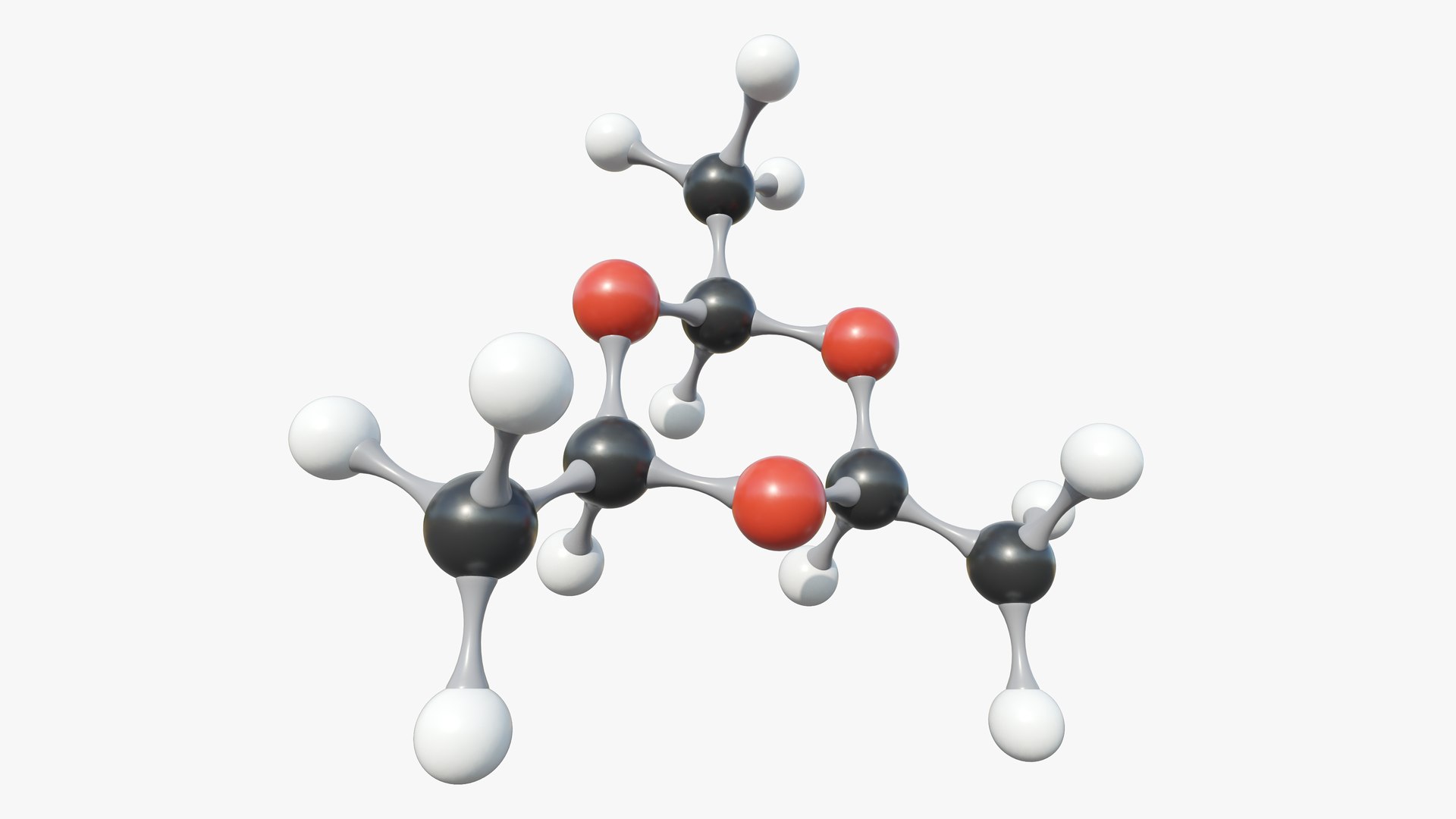 3D Paraldehyde Molecule With PBR 4K 8K Model - TurboSquid 1945006