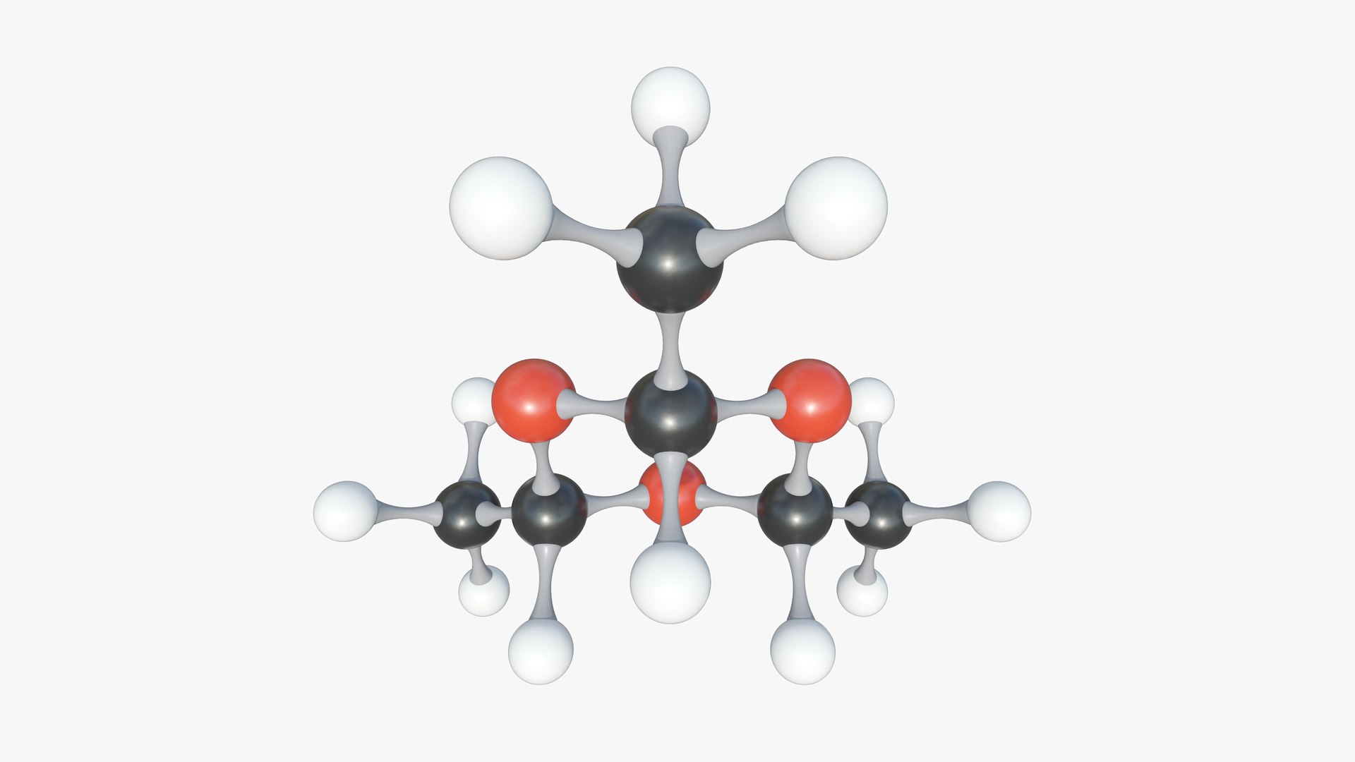 3D Paraldehyde Molecule With PBR 4K 8K Model - TurboSquid 1945006