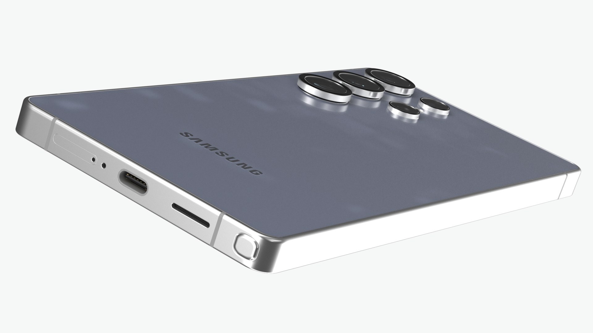 Samsung Galaxy S25 Ultra Titanium Blue 3D Model - TurboSquid 2338756