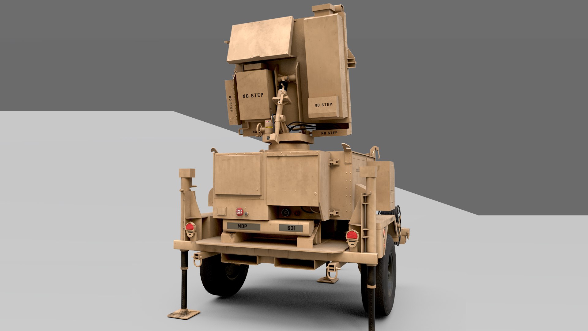 3D MPQ-64 SENTINEL RADAR - TurboSquid 2341855