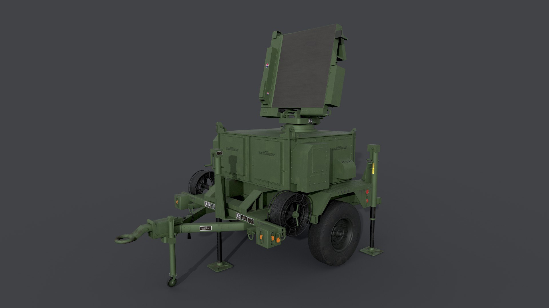 3D MPQ-64 SENTINEL RADAR - TurboSquid 2341855