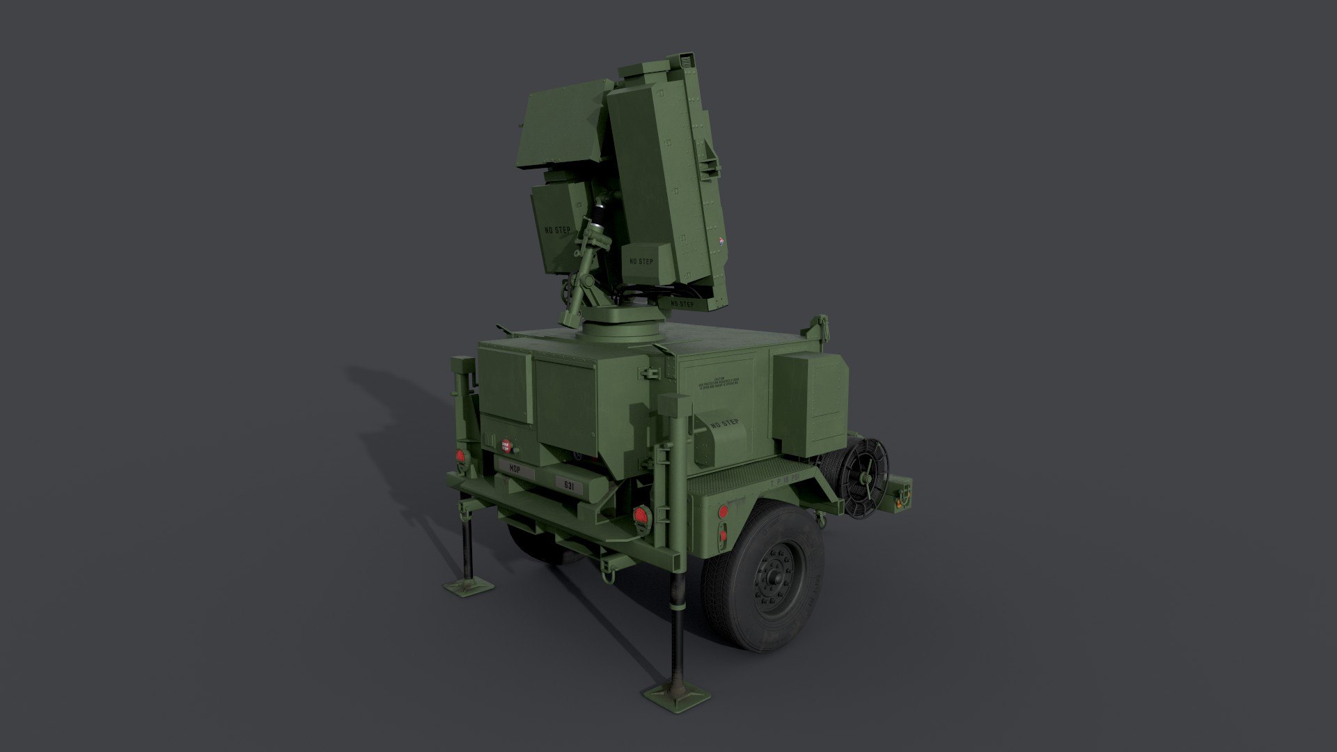 3D MPQ-64 SENTINEL RADAR - TurboSquid 2341855