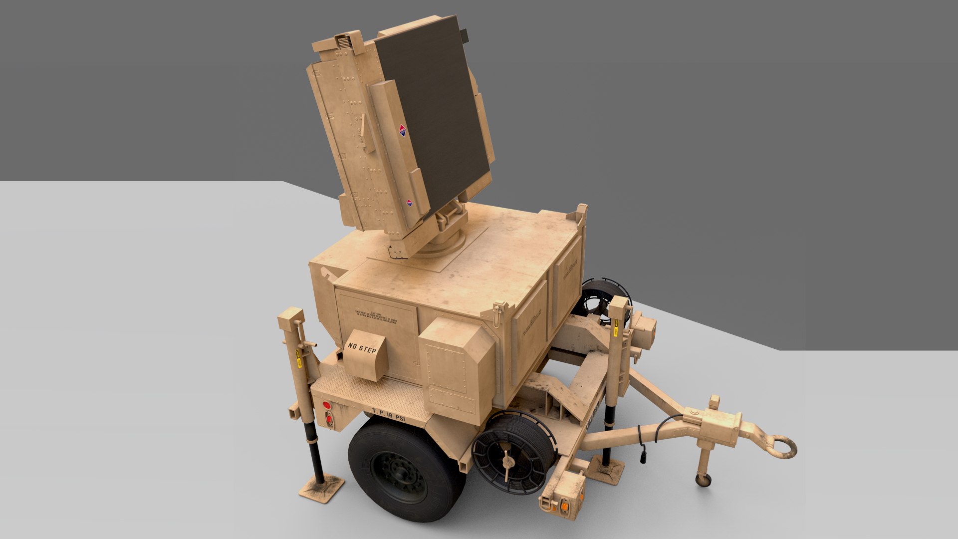 3D MPQ-64 SENTINEL RADAR - TurboSquid 2341855