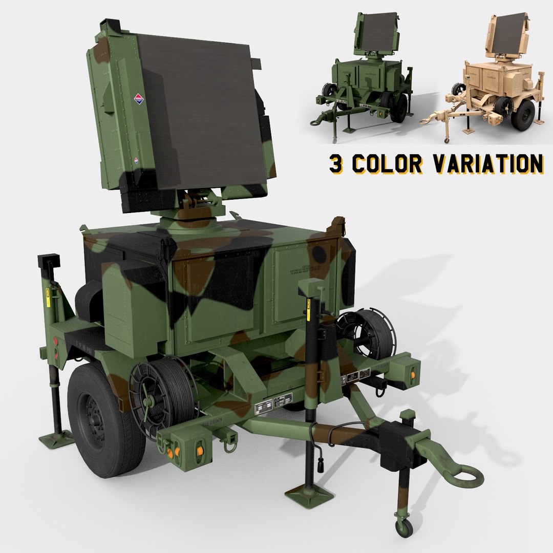 3D MPQ-64 SENTINEL RADAR - TurboSquid 2341855