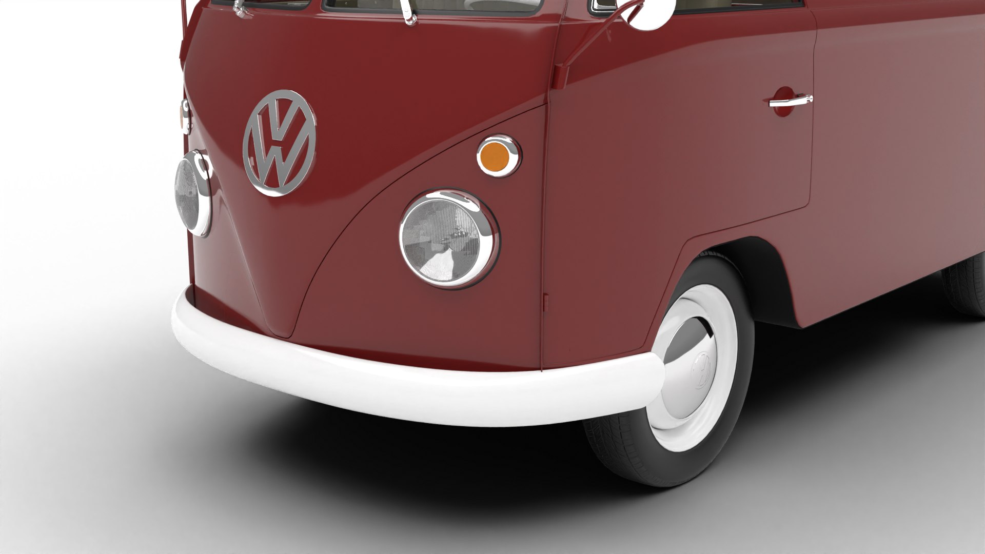3D Volkswagen T1 Panel Van 1950 3d Model - TurboSquid 2388759