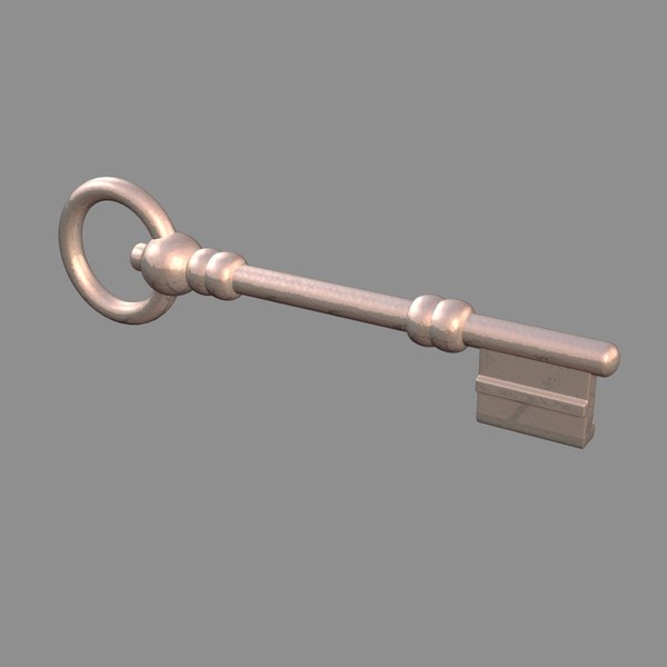 3d key model