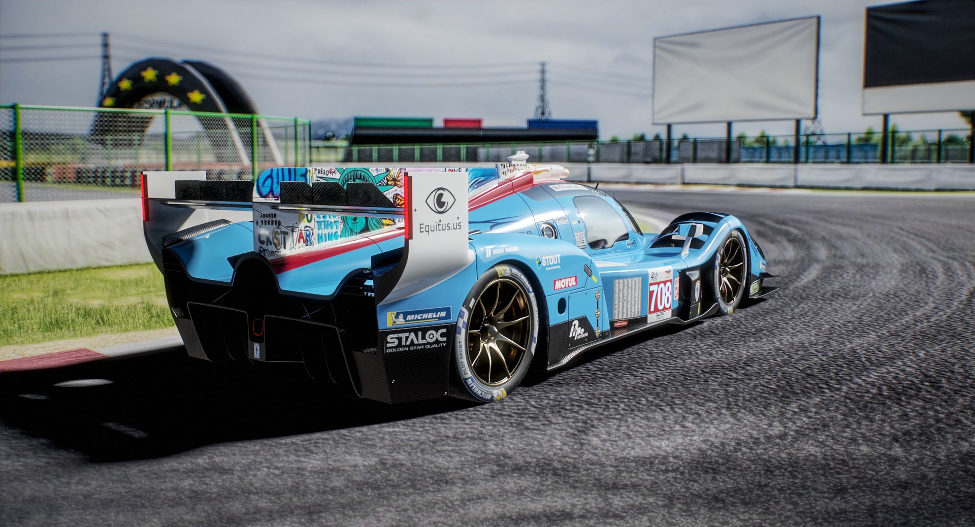 Glickenhaus SCG 007 LMH Hypercar WEC Season 2023 3D - TurboSquid 2114474