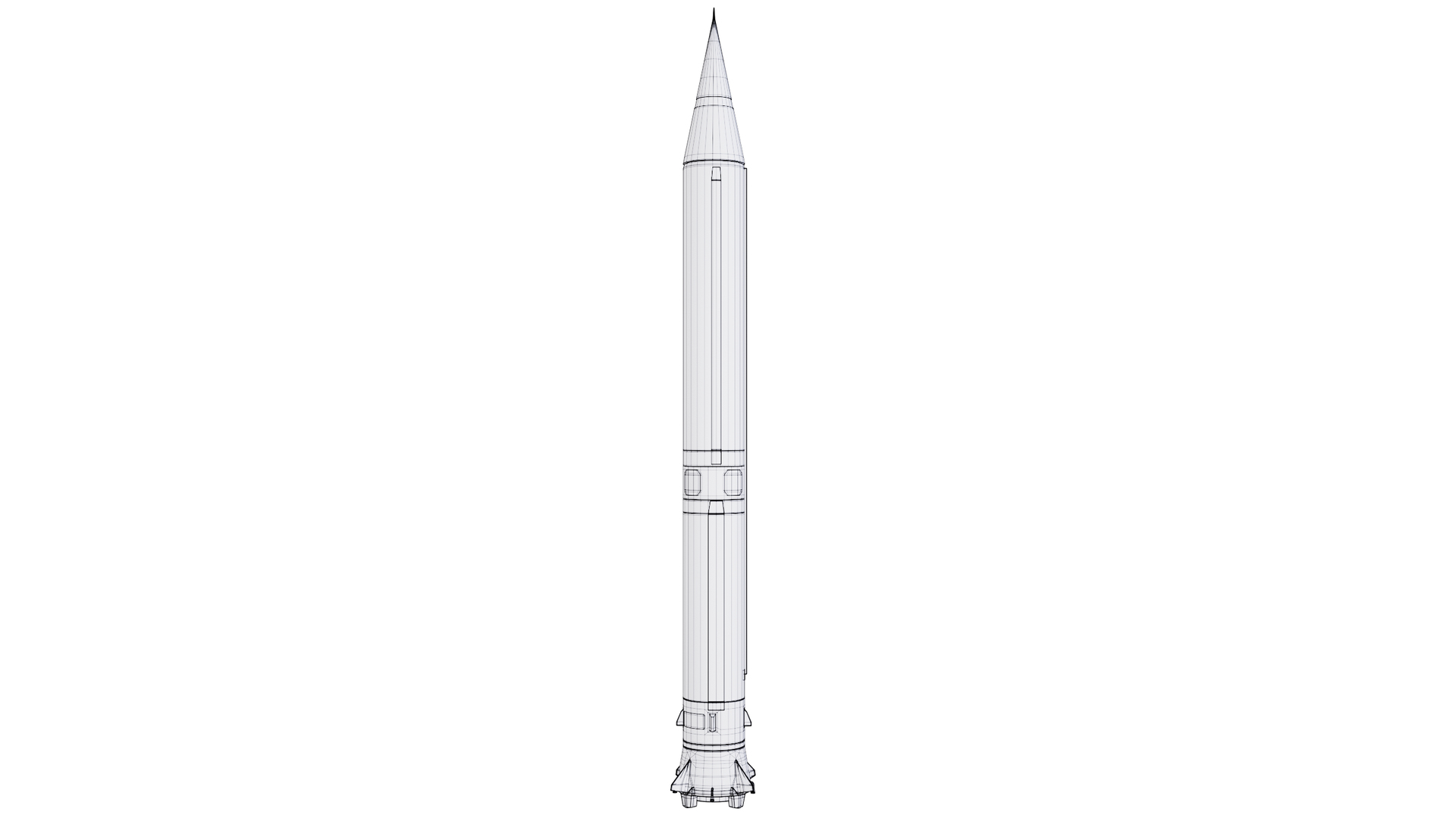 R-12 Dvina Ballistic Missile 3D - TurboSquid 1864827
