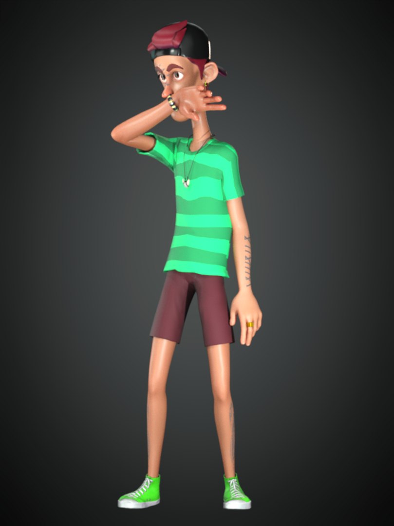 Cartoon Rigged Style Boy-Leo Character 3D Model 3D - TurboSquid 2187079