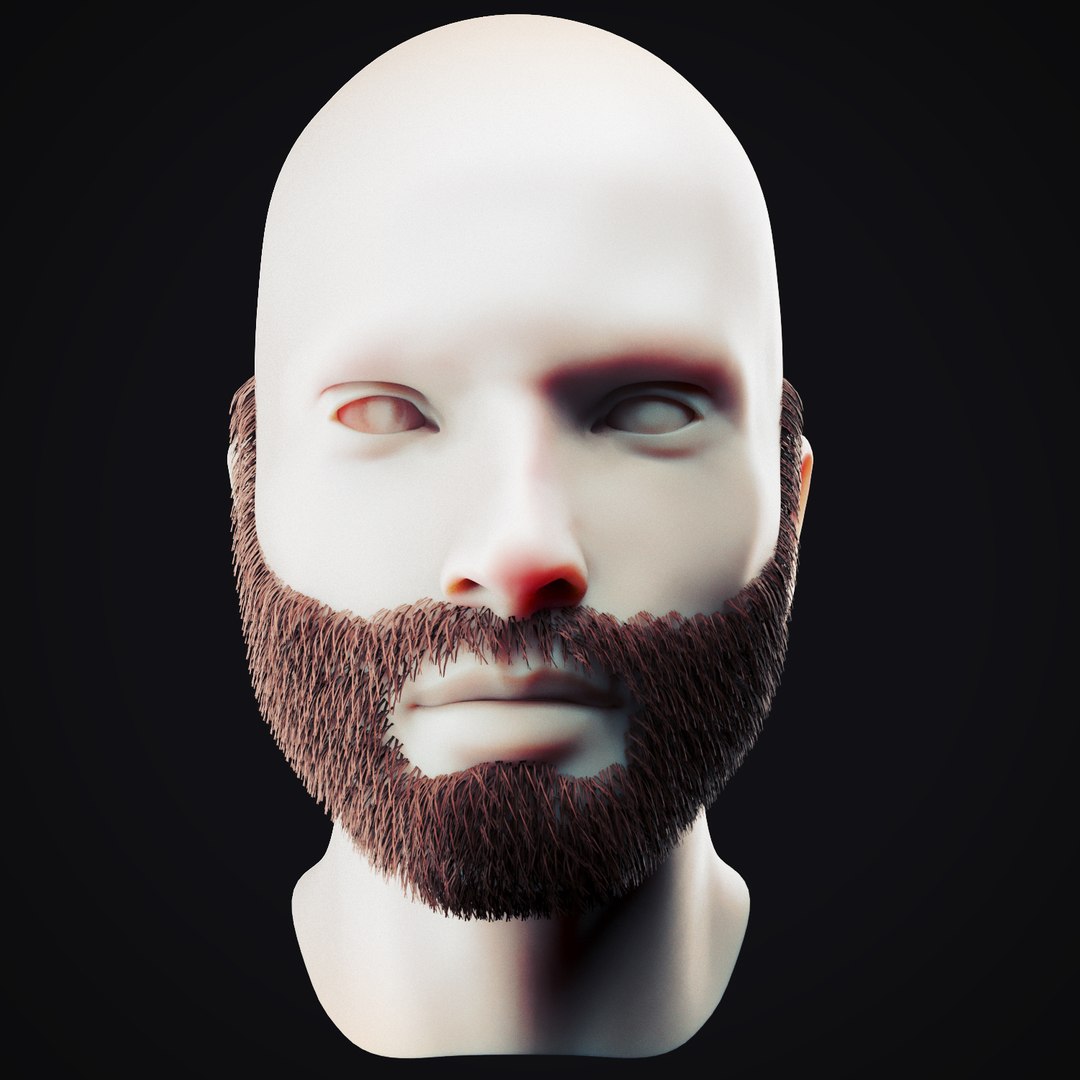3D Beard 12 Model - TurboSquid 1489697