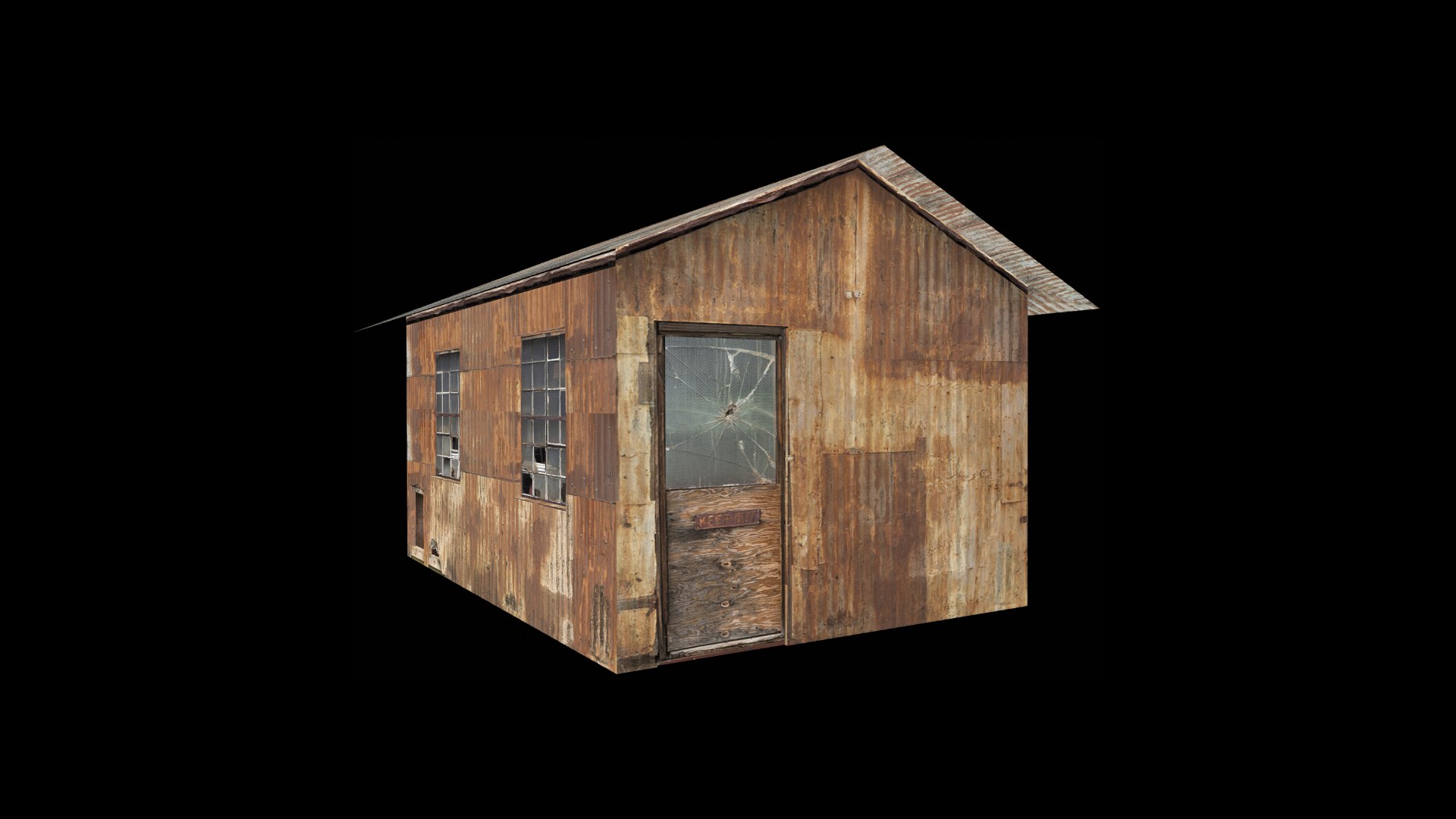 3D model rusty country house - TurboSquid 1560922