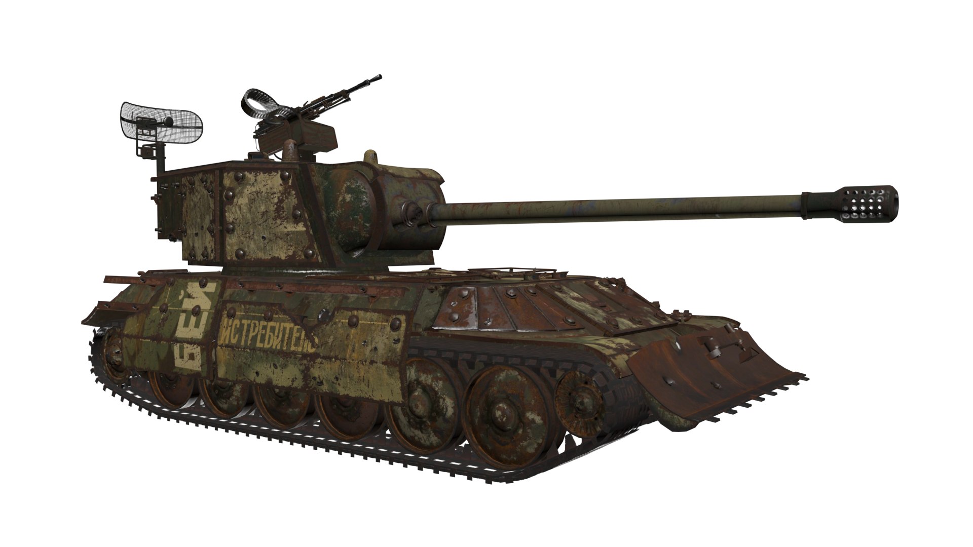 WWII USSR Varyag Heavy Tank - High Poly 3D Model - TurboSquid 2216518