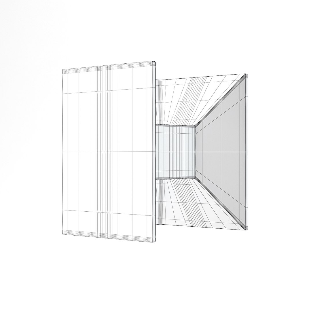 3D rectangular modern exterior wall - TurboSquid 1243423