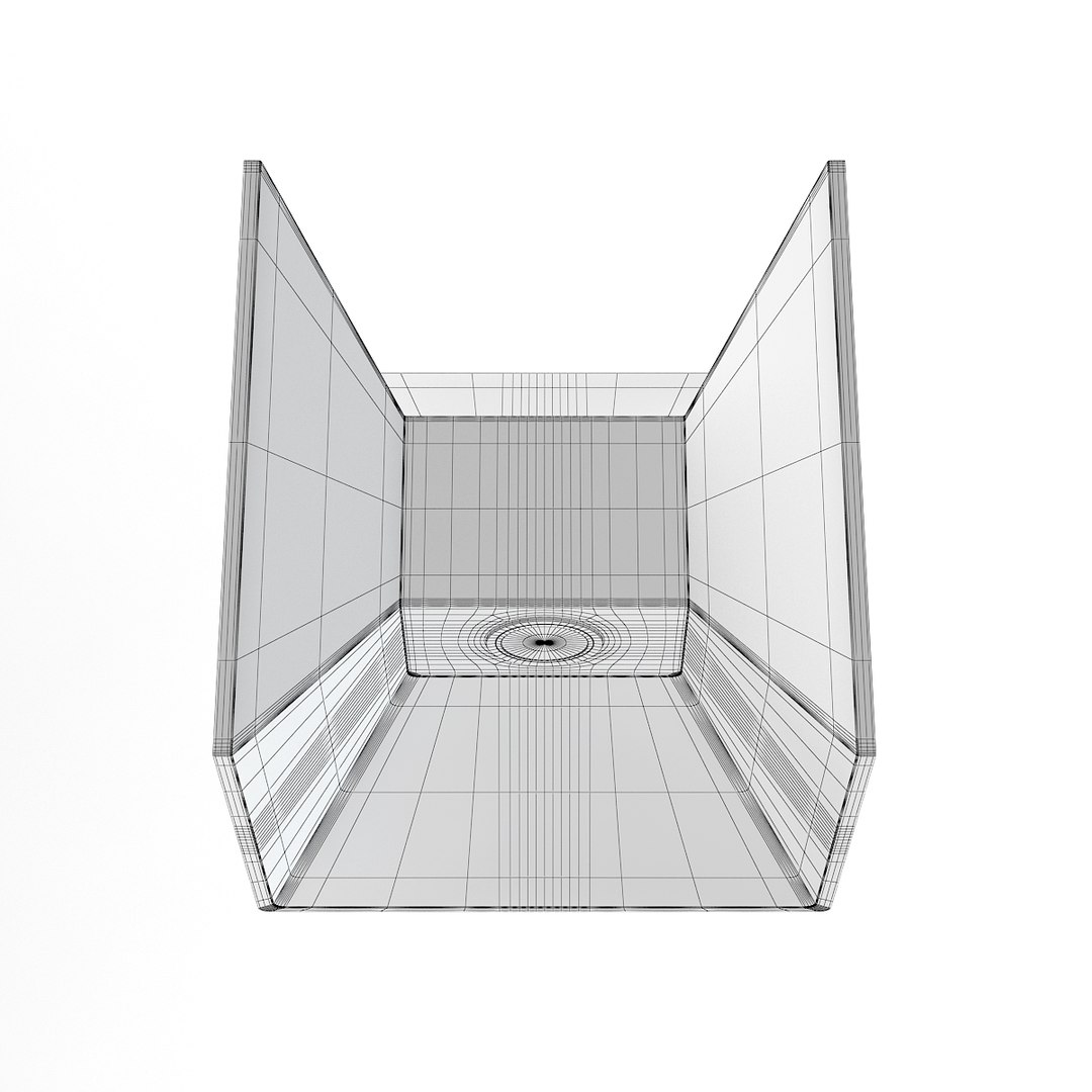 3D rectangular modern exterior wall - TurboSquid 1243423