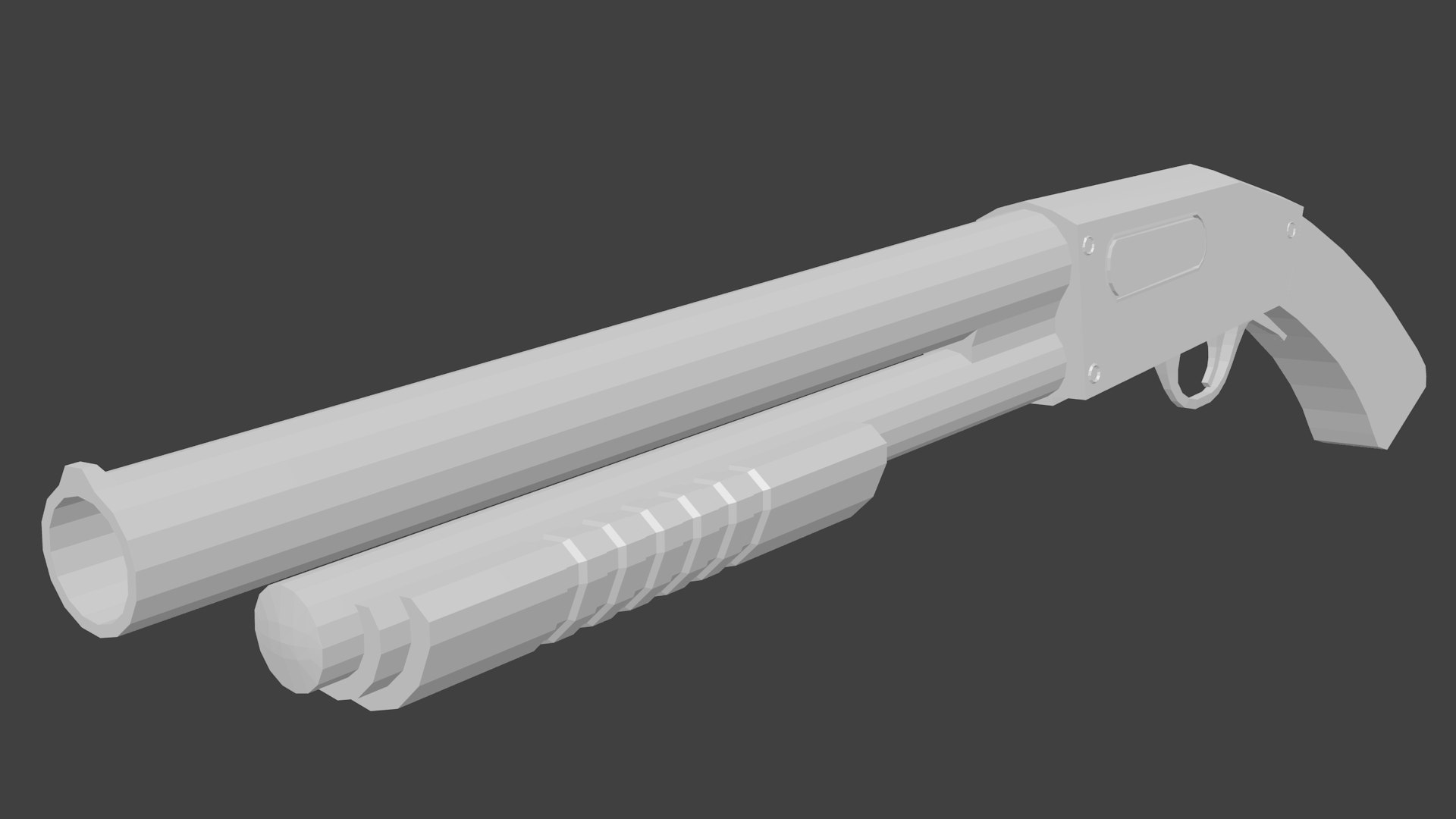 3d Weapon Blender Model