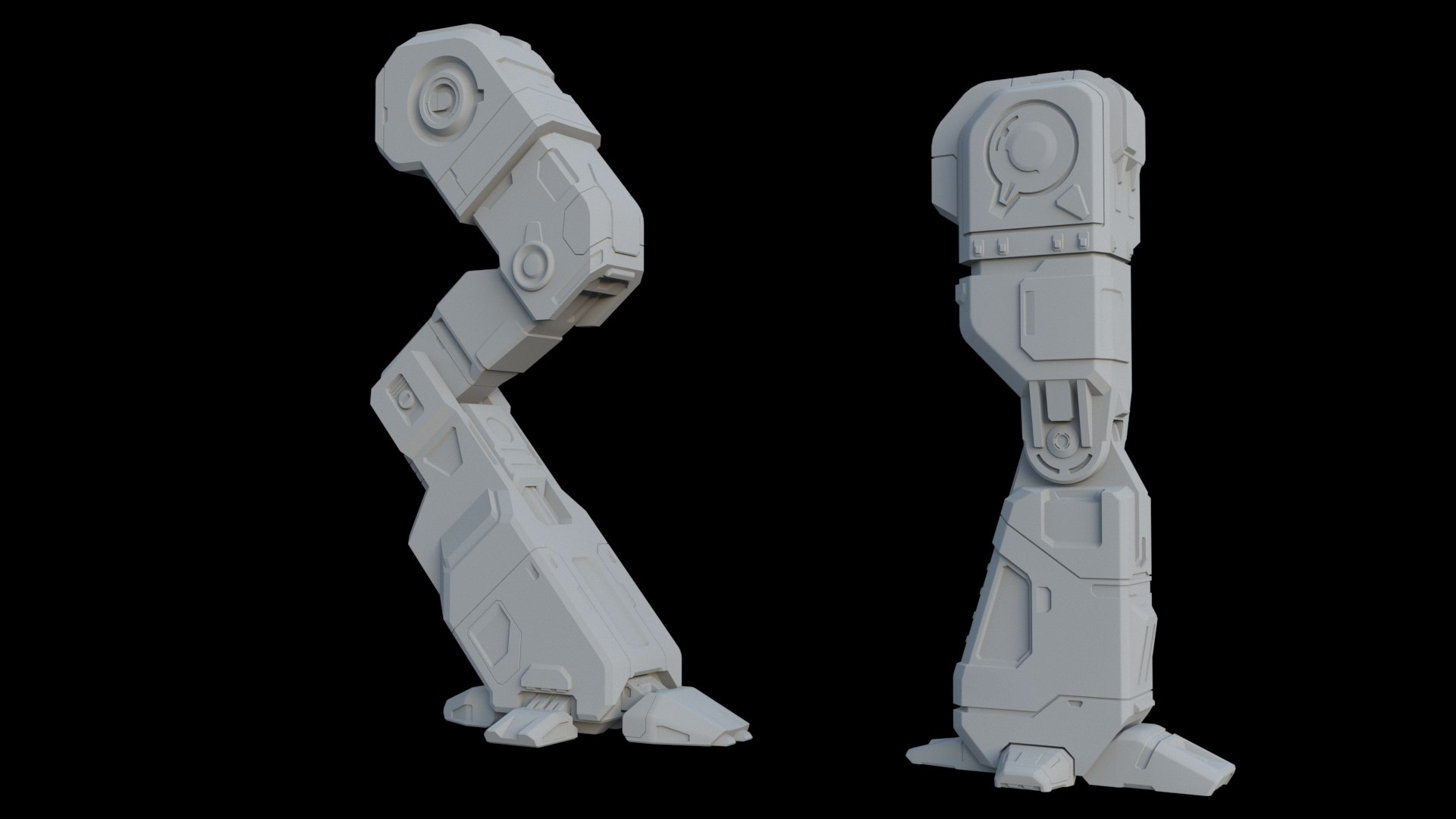 3D Robot Leg Model - TurboSquid 2265453