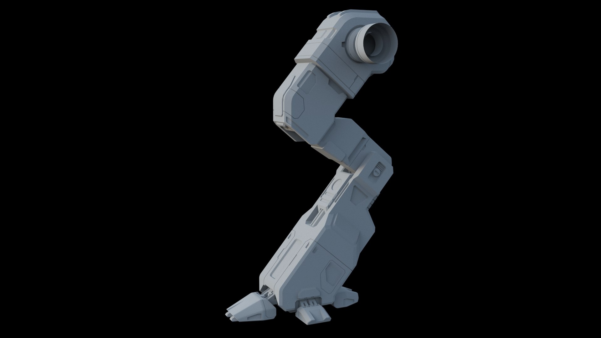 3D Robot Leg Model - TurboSquid 2265453
