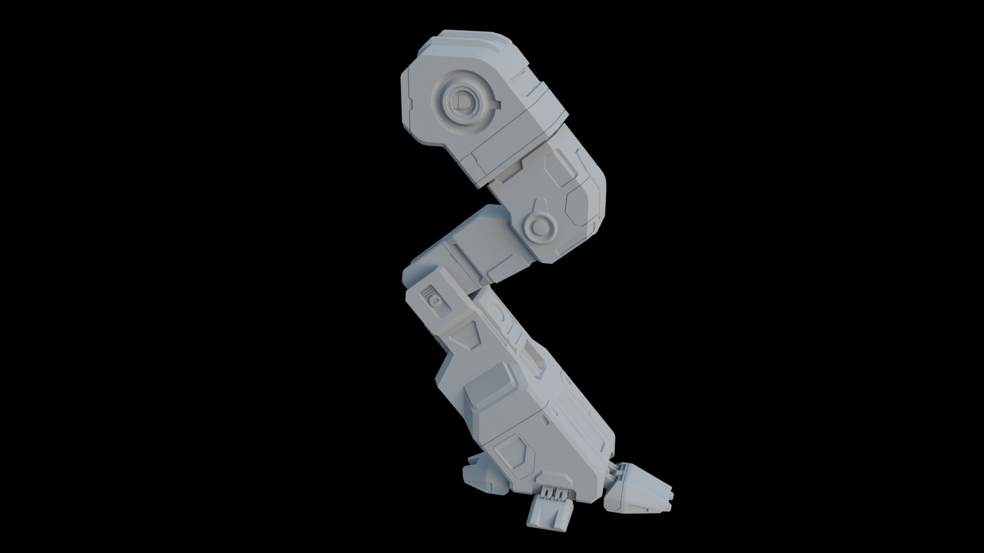 3D Robot Leg Model - TurboSquid 2265453