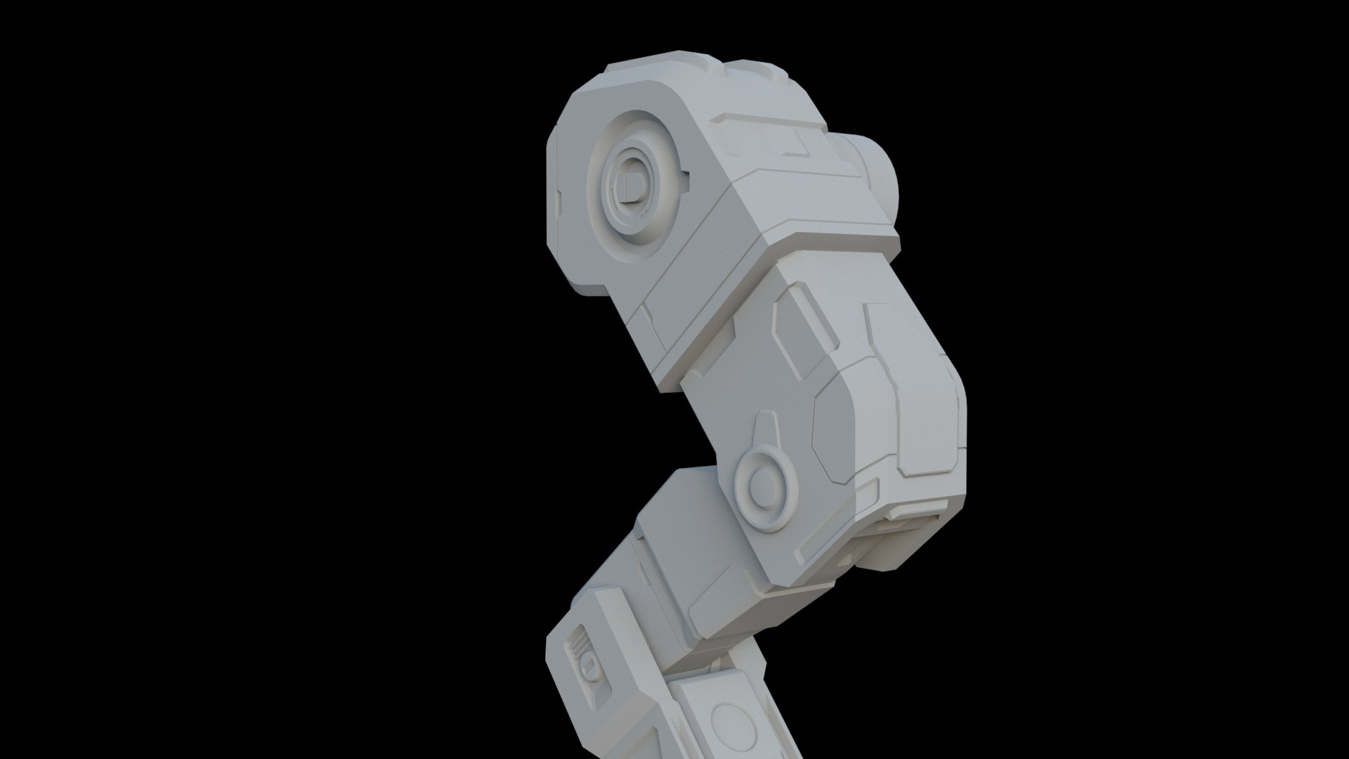 3D Robot Leg Model - TurboSquid 2265453