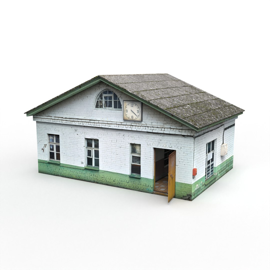 3D Old Soviet Checkpoint Model - TurboSquid 1804609