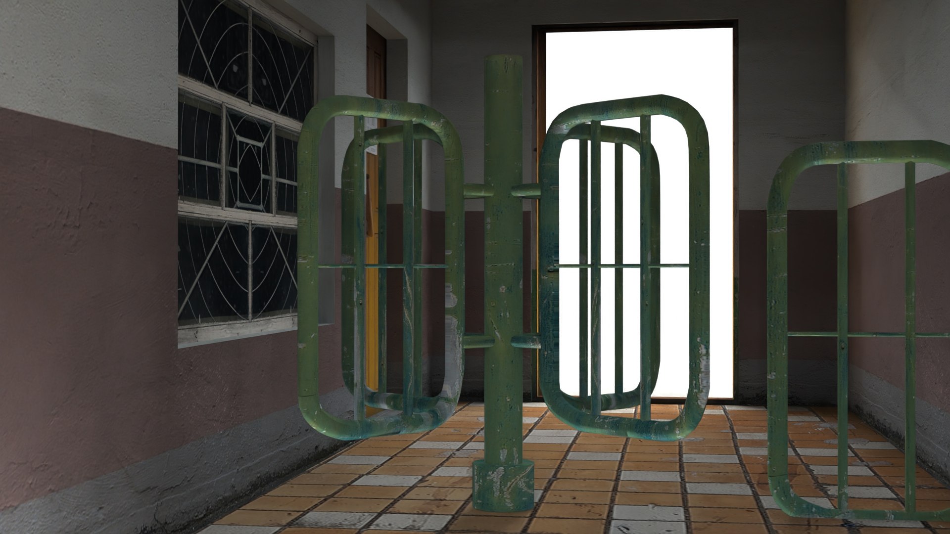 3D Old Soviet Checkpoint Model - TurboSquid 1804609