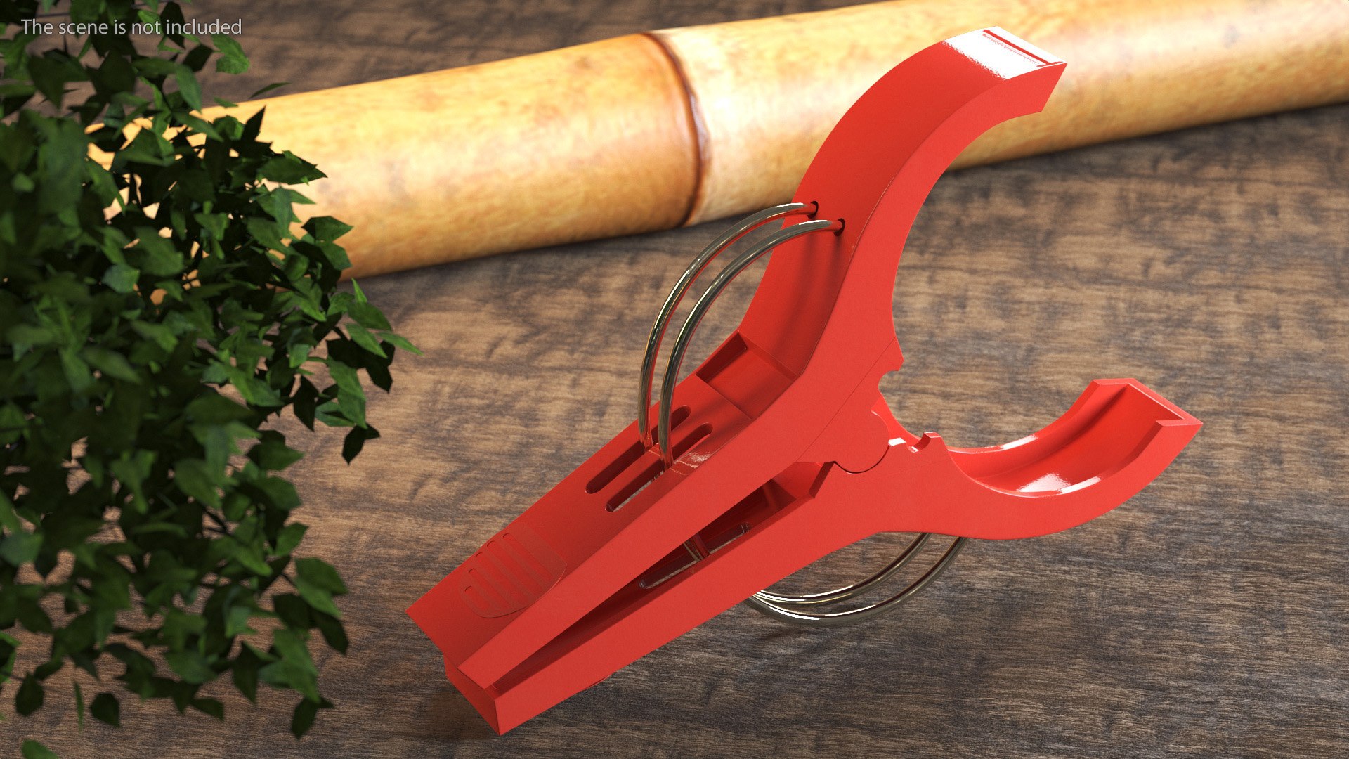 Laundry Pin Plastic Red Open 3D model - TurboSquid 1987276