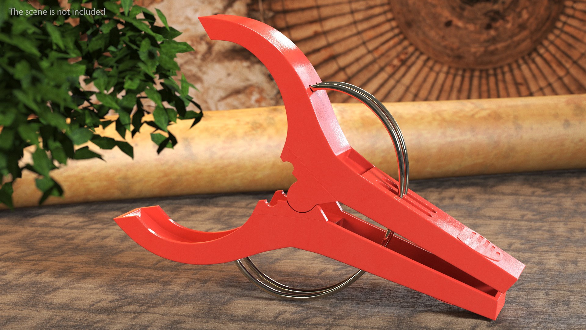 Laundry Pin Plastic Red Open 3D model - TurboSquid 1987276