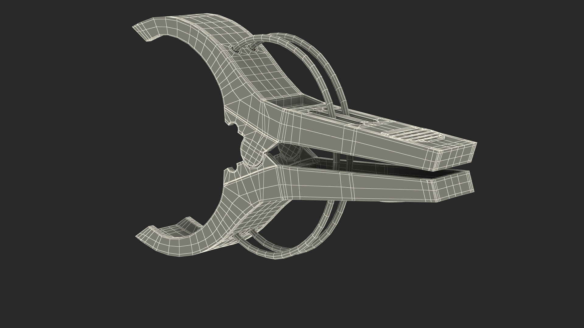 Laundry Pin Plastic Red Open 3D model - TurboSquid 1987276