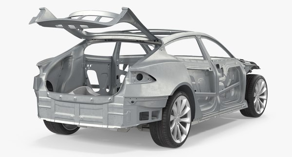 3D tesla s frame modeled - TurboSquid 1191572