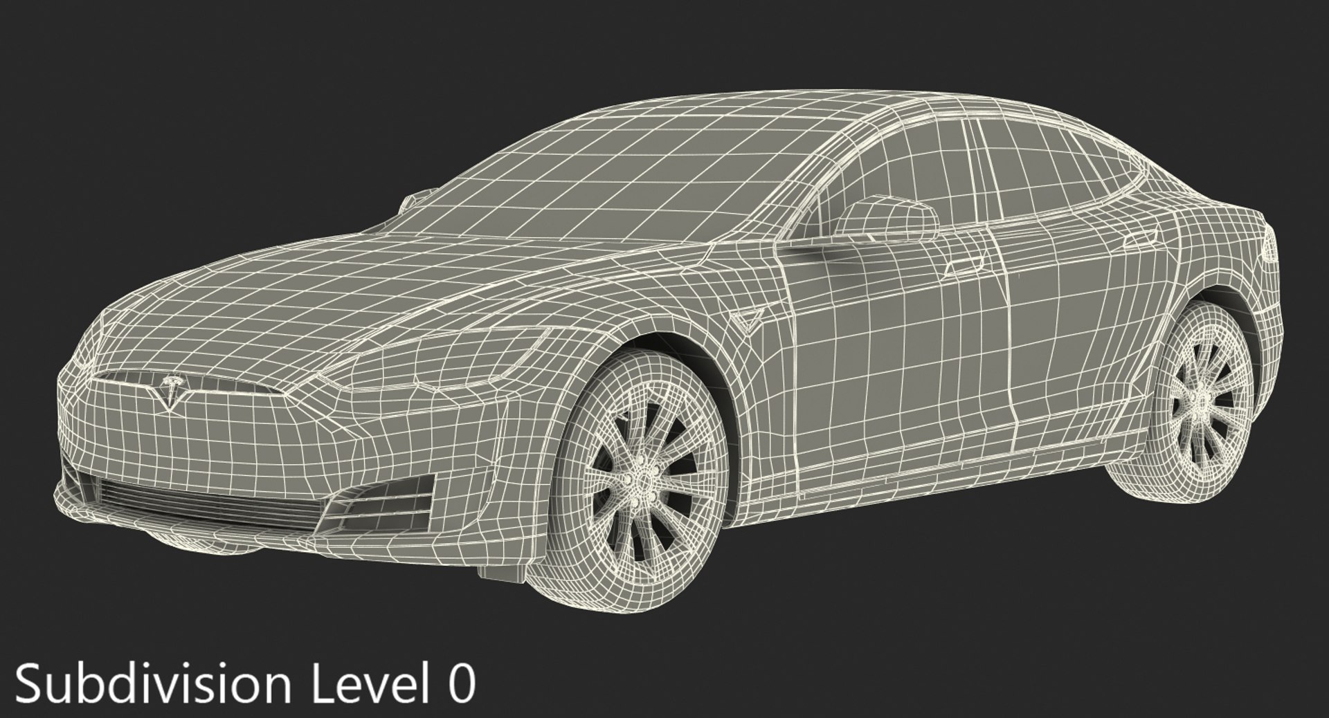 3D tesla s frame modeled - TurboSquid 1191572