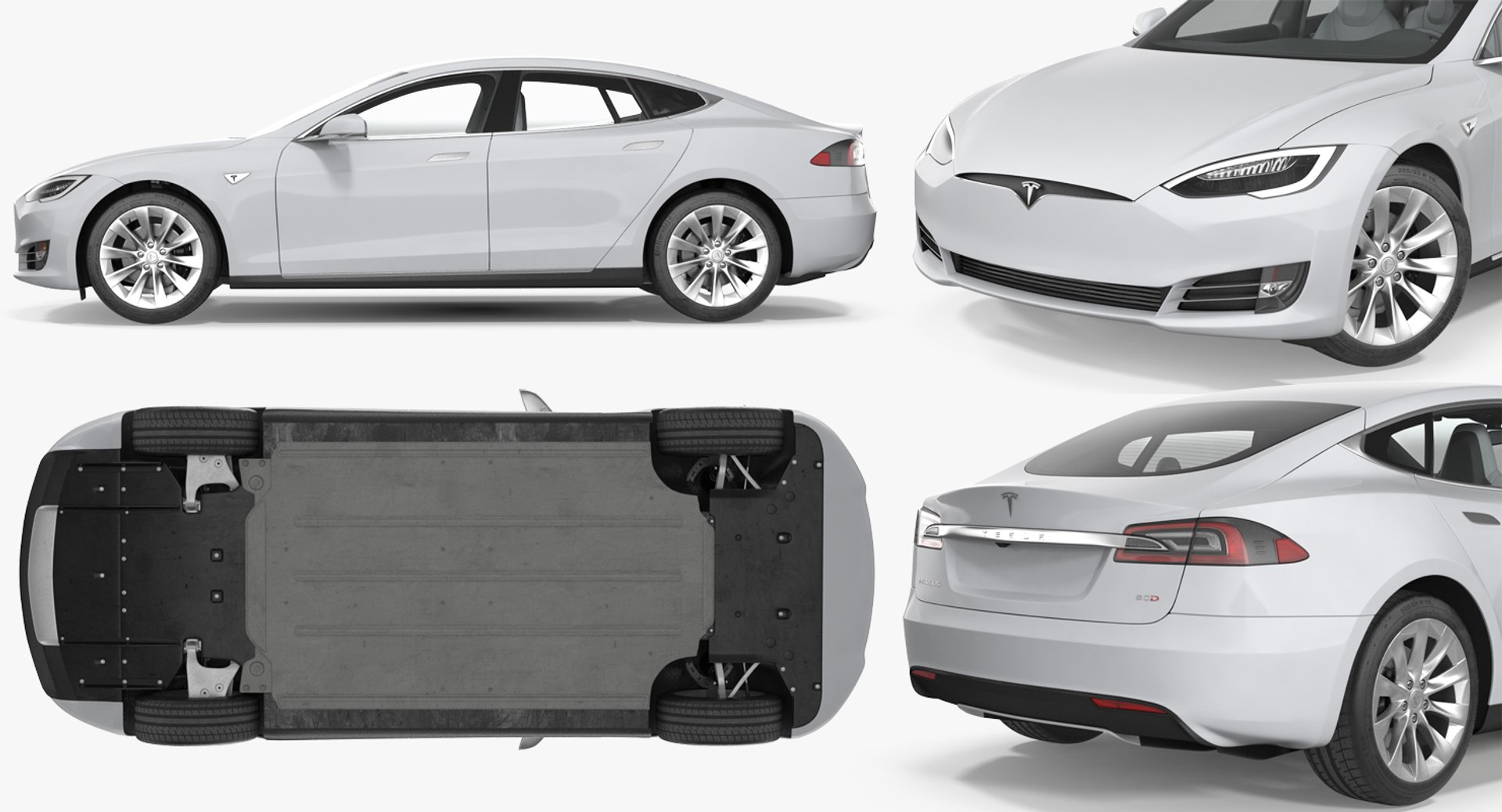 3D tesla s frame modeled - TurboSquid 1191572