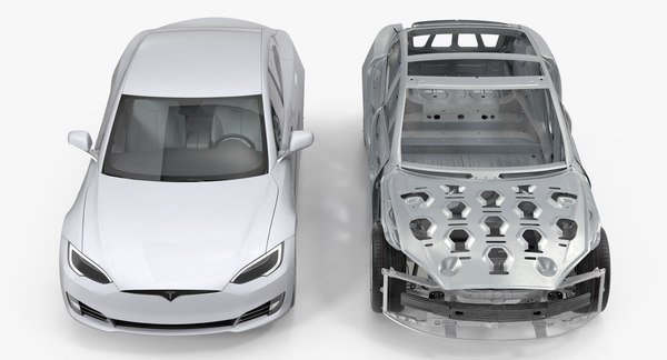 3D tesla s frame modeled - TurboSquid 1191572