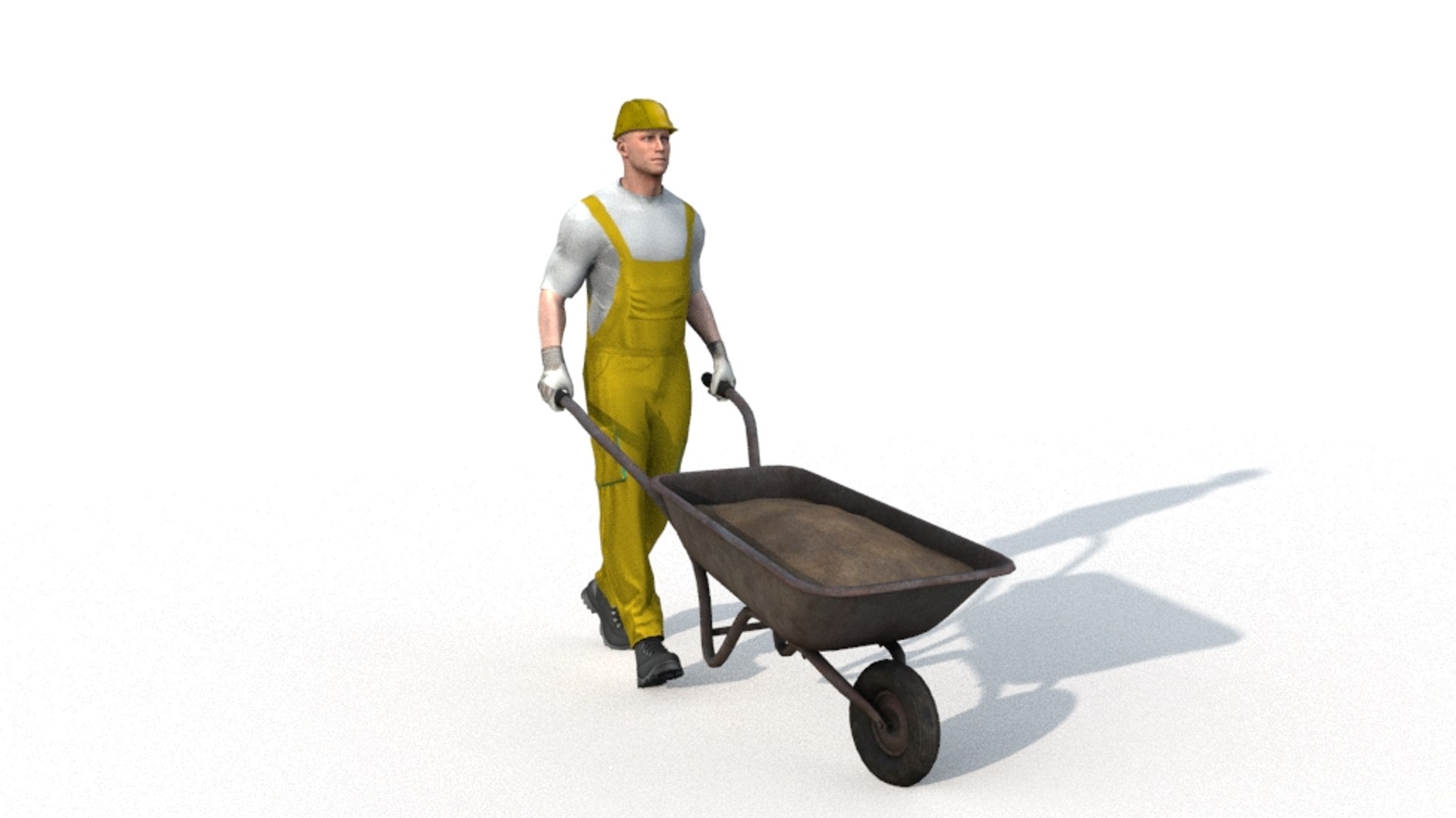 Workman Idle Animation 04 3D - TurboSquid 1854655