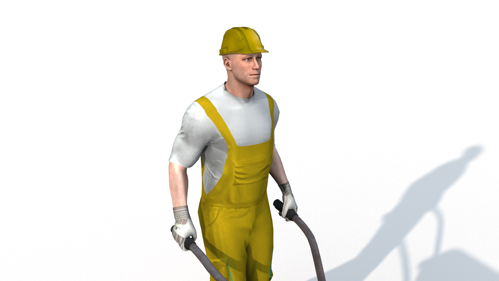 Workman Idle Animation 04 3D - TurboSquid 1854655