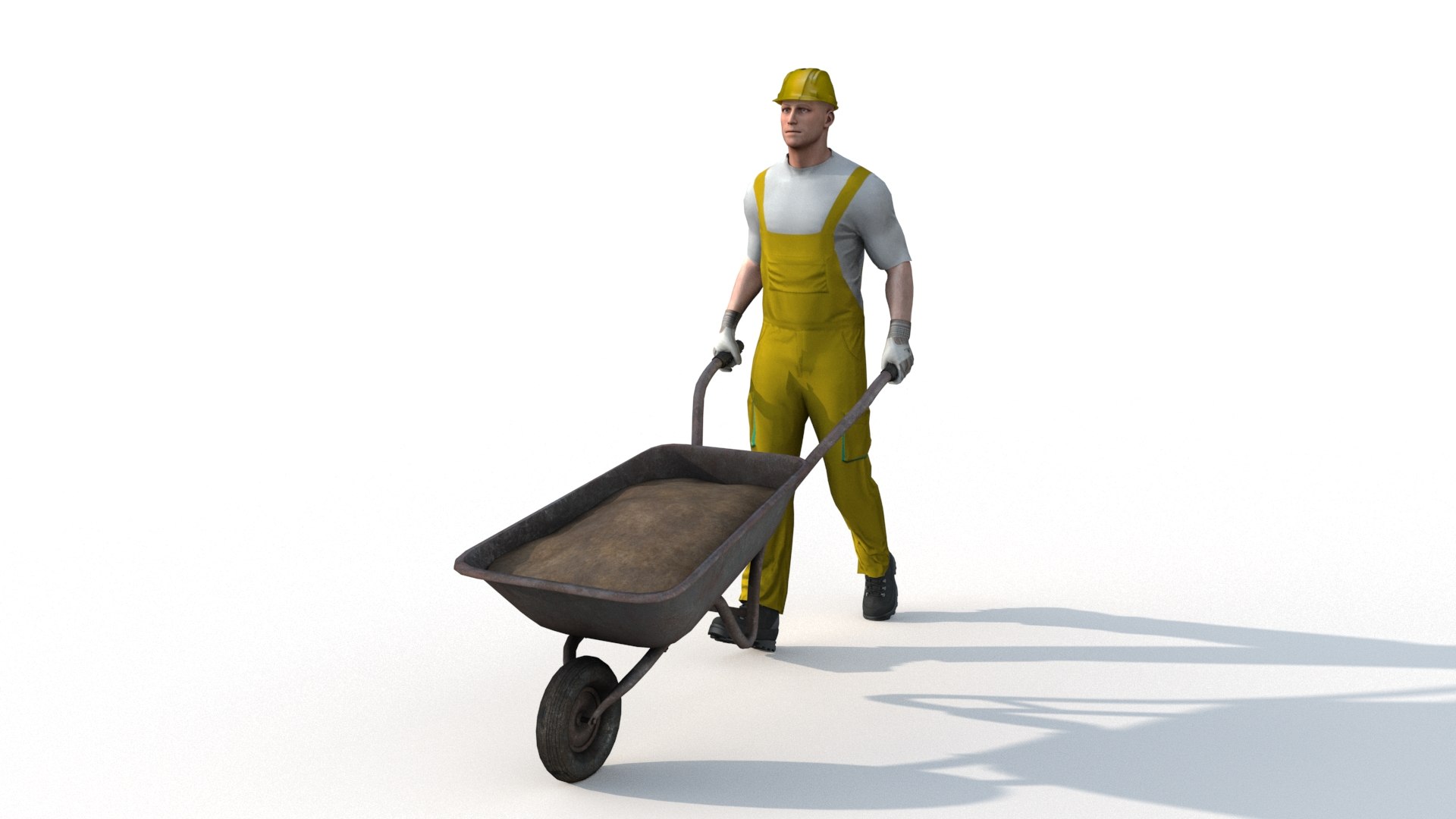 Workman Idle Animation 04 3D - TurboSquid 1854655