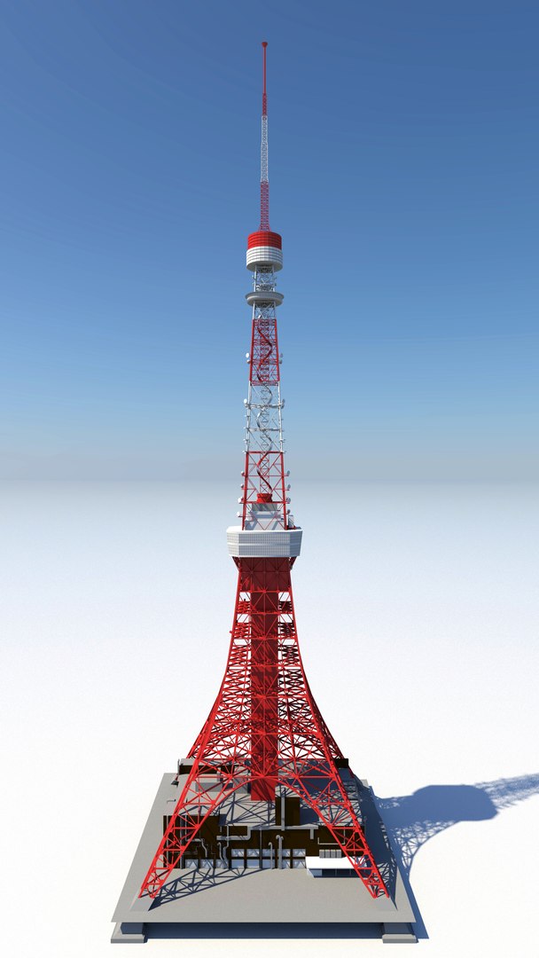Tokyo Tower 3D Model - TurboSquid 2293312