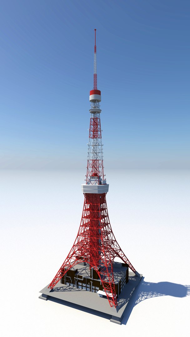 Tokyo Tower 3D Model - TurboSquid 2293312