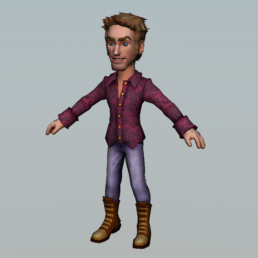 3d Cool Boy Model