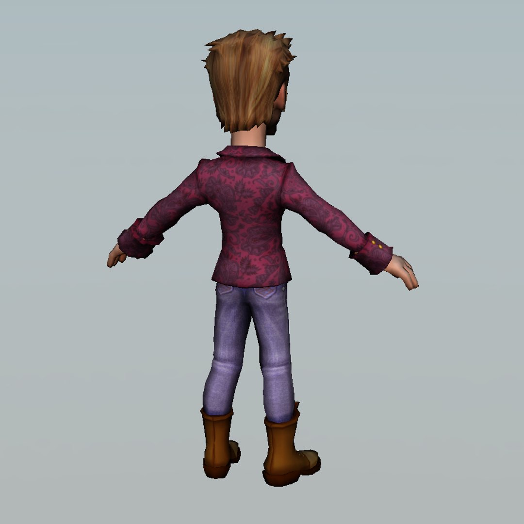 3d Cool Boy Model