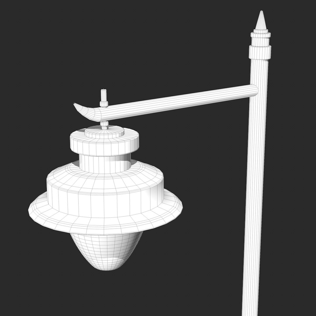 3d Street Lamp Model