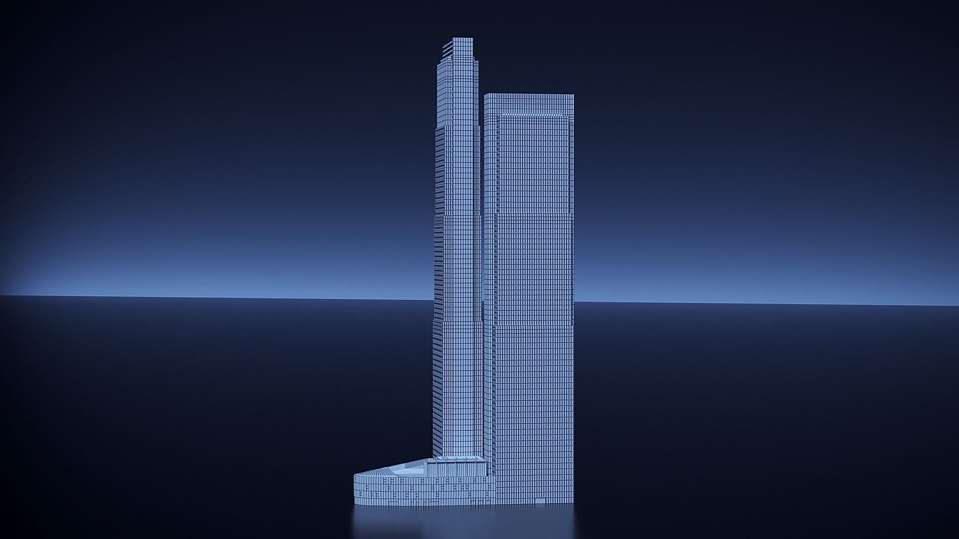 Skyscraper Of The Neva Tower Model In Moscow City 3D Model - TurboSquid ...