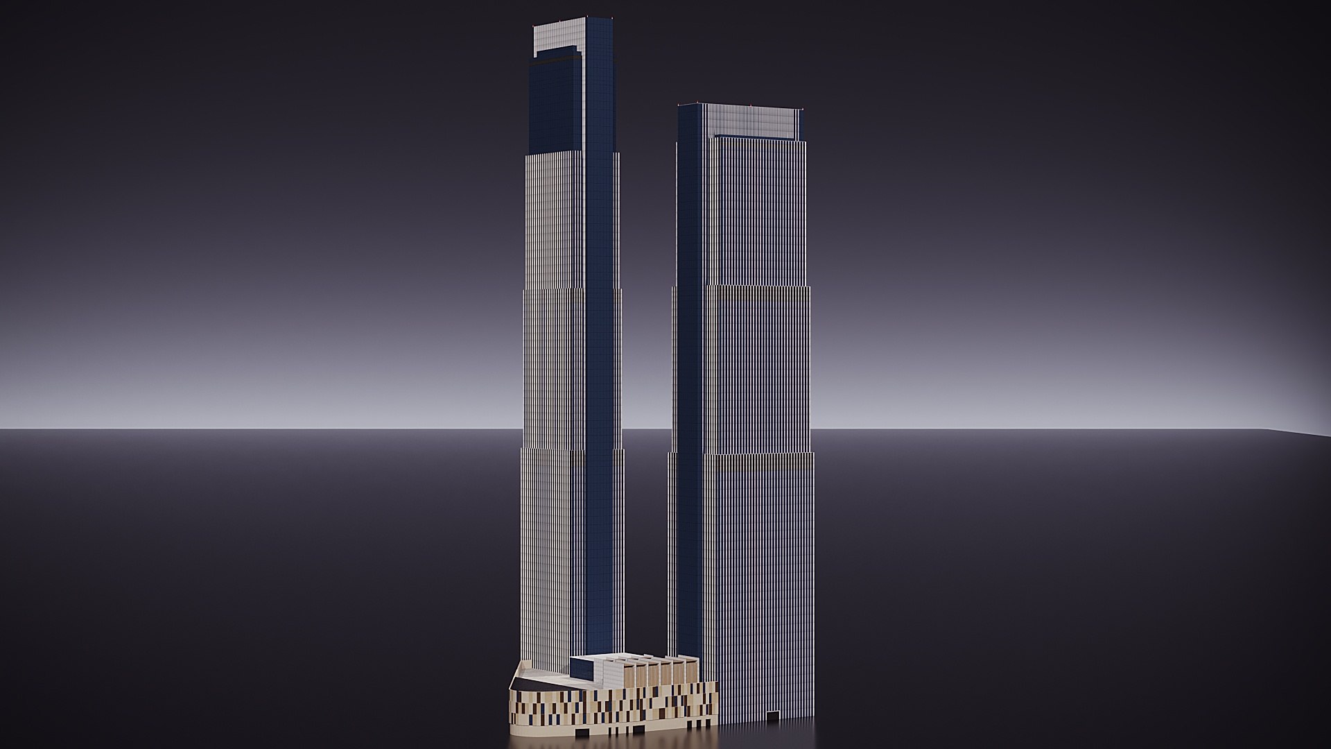 Skyscraper Of The Neva Tower Model In Moscow City 3D Model - TurboSquid ...