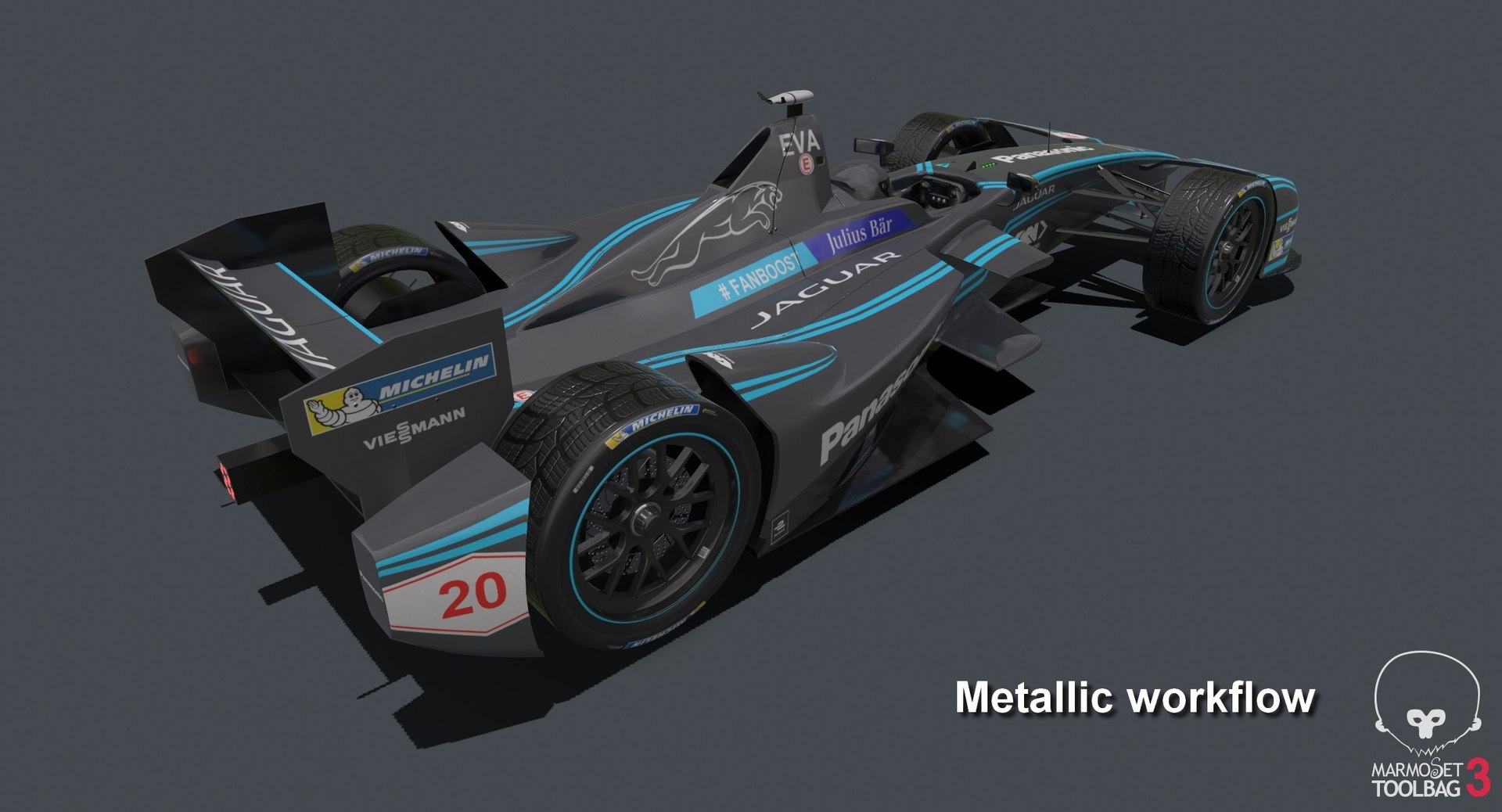 Panasonic racing formula e 3D model - TurboSquid 1218784