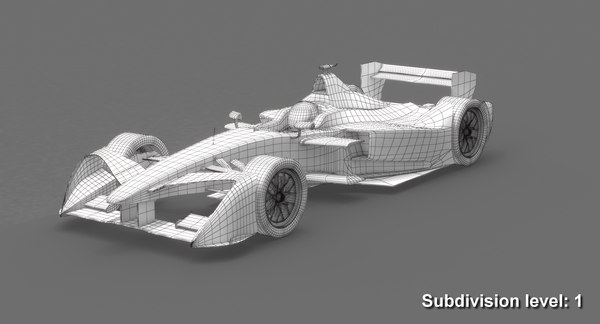 Panasonic racing formula e 3D model - TurboSquid 1218784