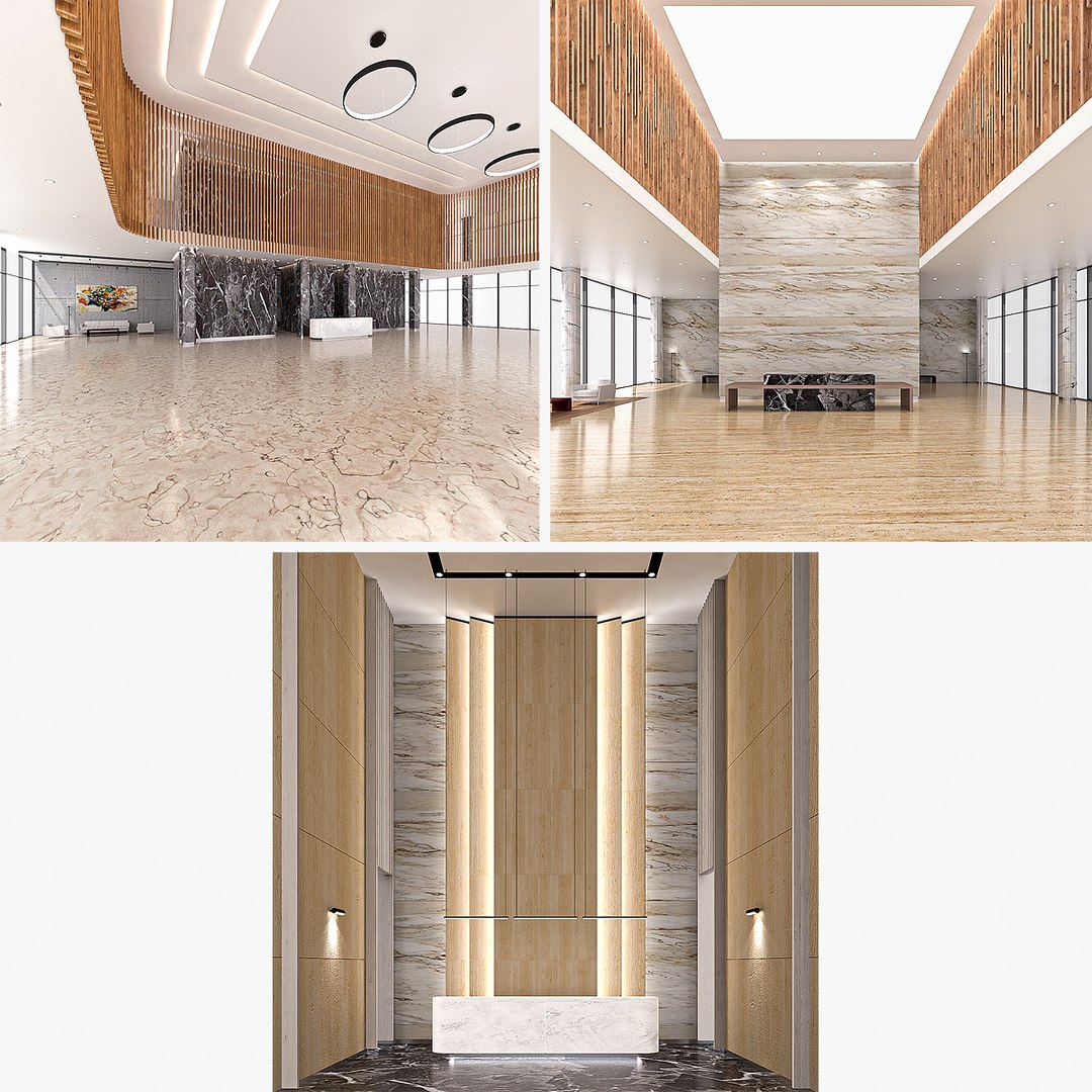 3D Hotel Reception Collection - TurboSquid 2100636